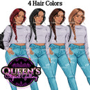 Denim jeans Afro girl, Afro girl clipart, Teenager clipart, Fashion gi ...