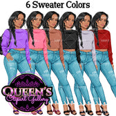 Denim jeans Afro girl, Afro girl clipart, Teenager clipart, Fashion gi ...