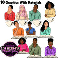 Teenagers thinking, Male Teen Clipart, Female Teen Clipart, Teenager G ...