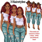 Afro Denim jeans girl, Jeans girl clipart, Woman clipart, Fashion girl ...