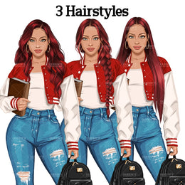 Afro Denim jeans girl, Jeans girl clipart, Afro Teenager clipart, Fash ...