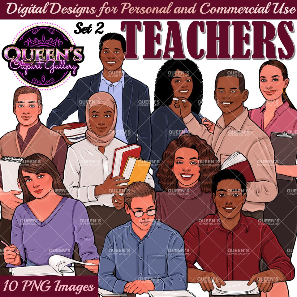 Teacher clipart, Teachers, Teaching clipart, Lady Boss clipart, Afro T ...