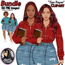 Afro Denim jeans girl, Jeans girl clipart, Afro Teenager clipart, Fash ...