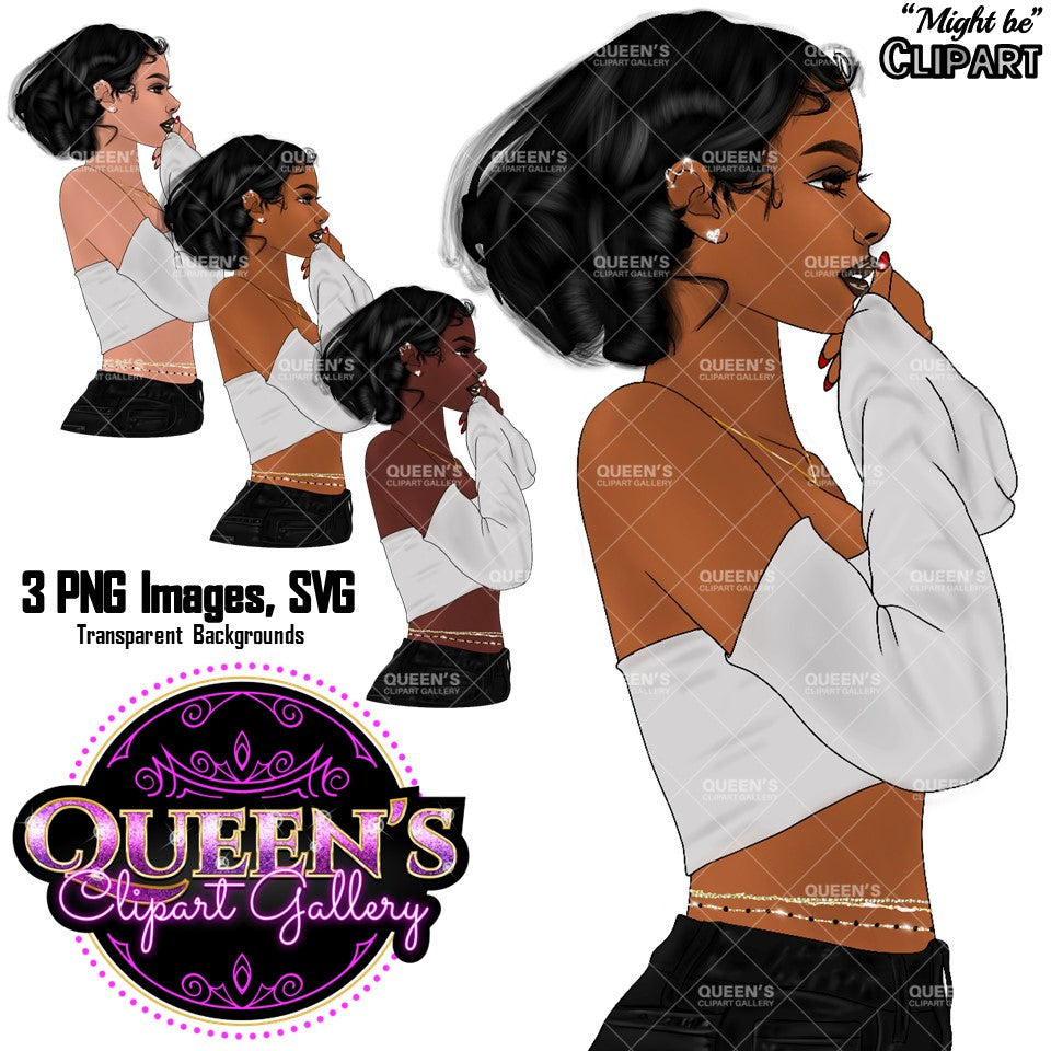 Teenager, Afro girl clipart, Fashion girl clipart, Black girl clipart ...