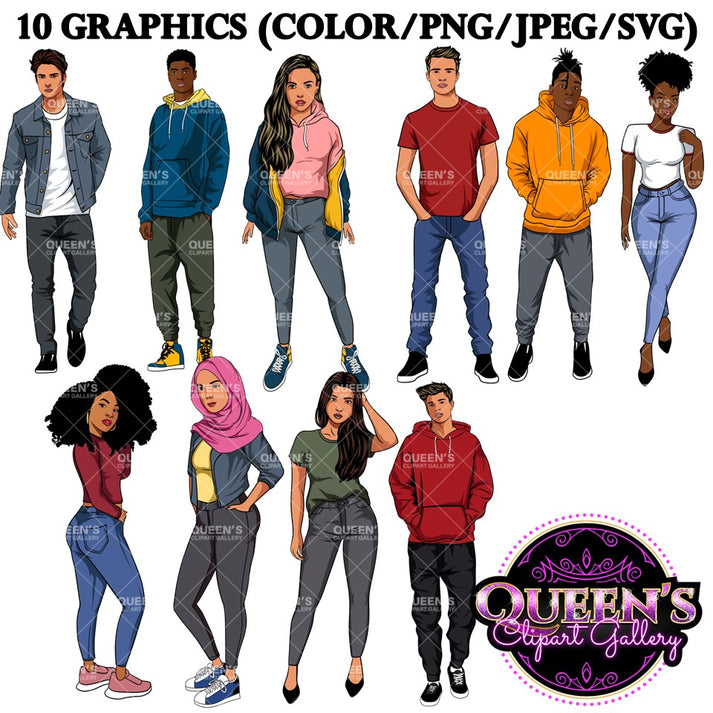 Teenagers, Teens, Back to school, School, Students, Male Teen Clipart ...