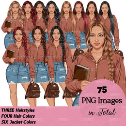 Afro Denim jeans girl, Jeans girl clipart, Afro Teenager clipart, Fash ...